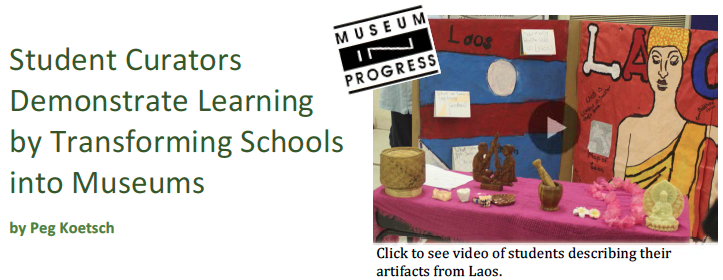 Student Curators Demonstrate Learning by Transforming Schools into ...