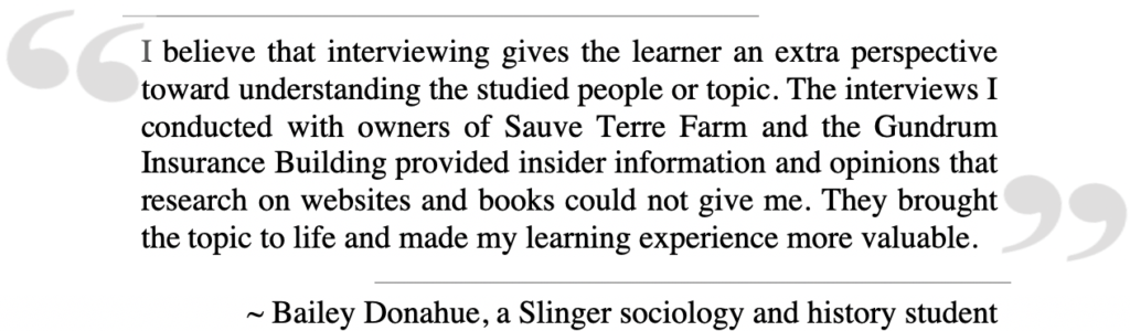 Using Formal Interviews to Build Understanding in Social Studies ...